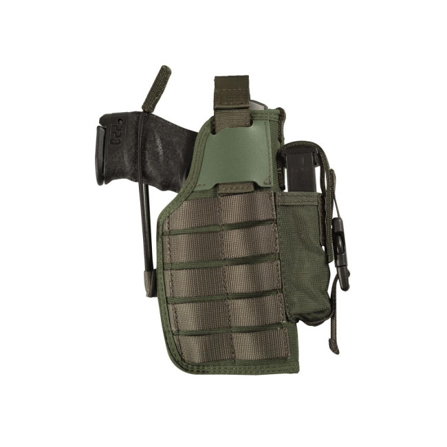 Ambidextrous BDU MOLLE Holster in Olive Green - Radar