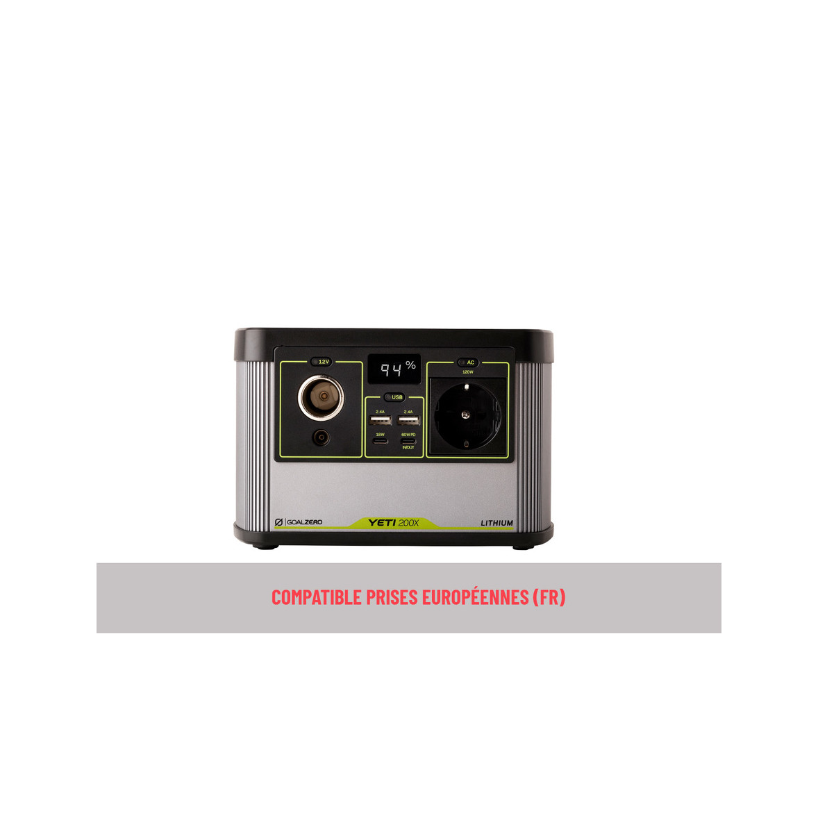 Portable Lithium Power Station Yeti 200X - Goal Zero