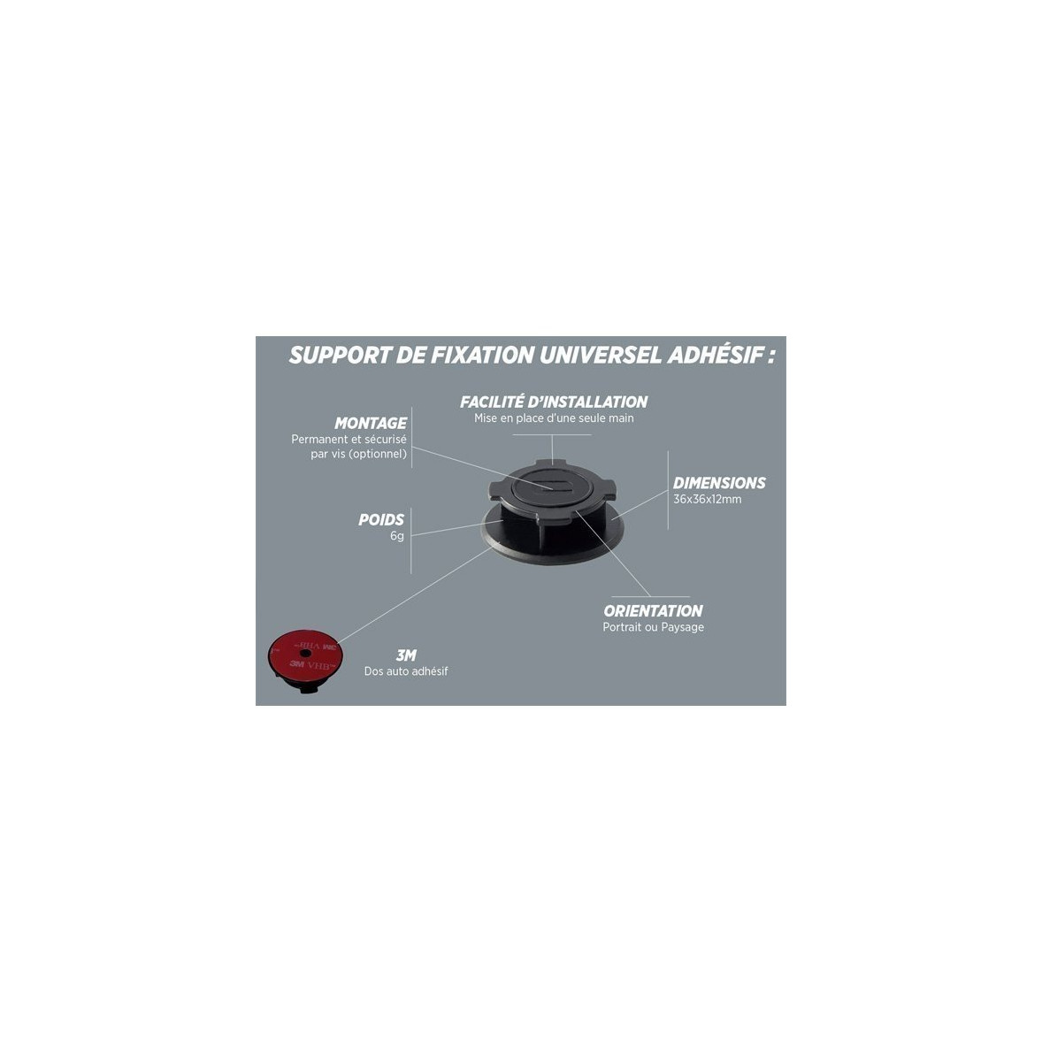 Bike Kit Universal Bike Mount - Crosscall