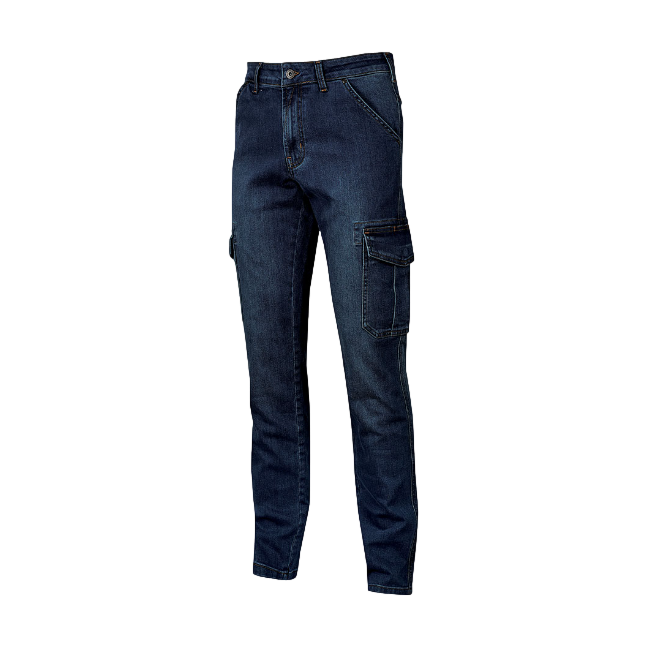 Tommy Deep Blue Work Cargo Jeans - U Power
