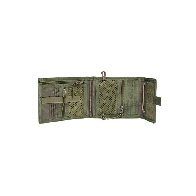 Porta-documentos de viagem verde com velcro - Beretta