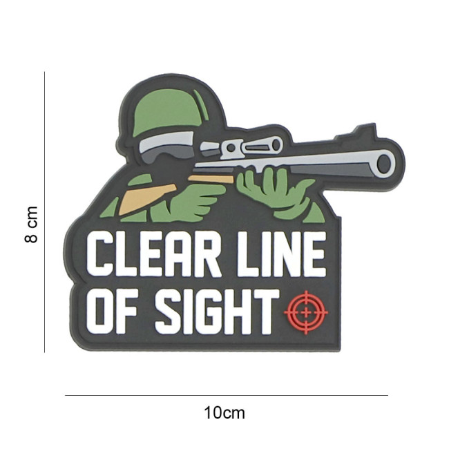 3D PVC Clear Line of Sight Patch by 101 Inc