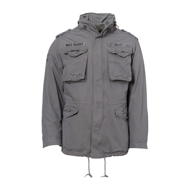 M65 Giant charcoal gray military jacket - Brandit
