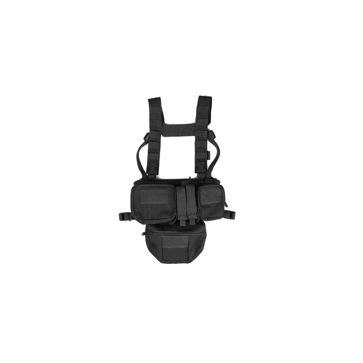 Compact black chest rig - Vigilant - vetsecurite.com