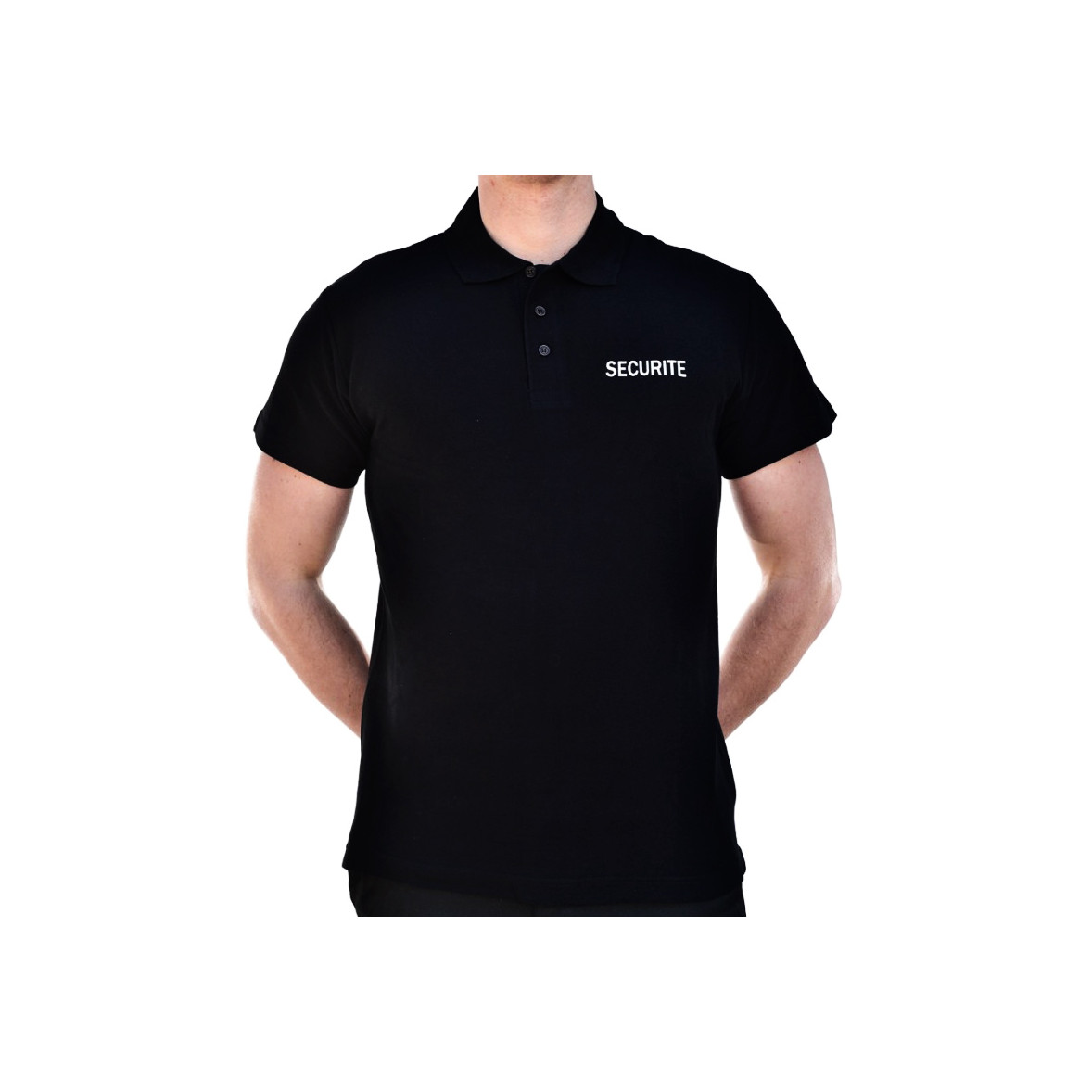 Black SECURITY Polo - Force Series