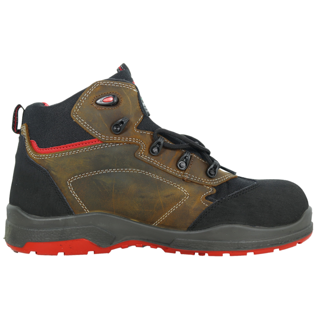 Zapatos de seguridad Flamingo S3 Marrón/Negro - Bicap