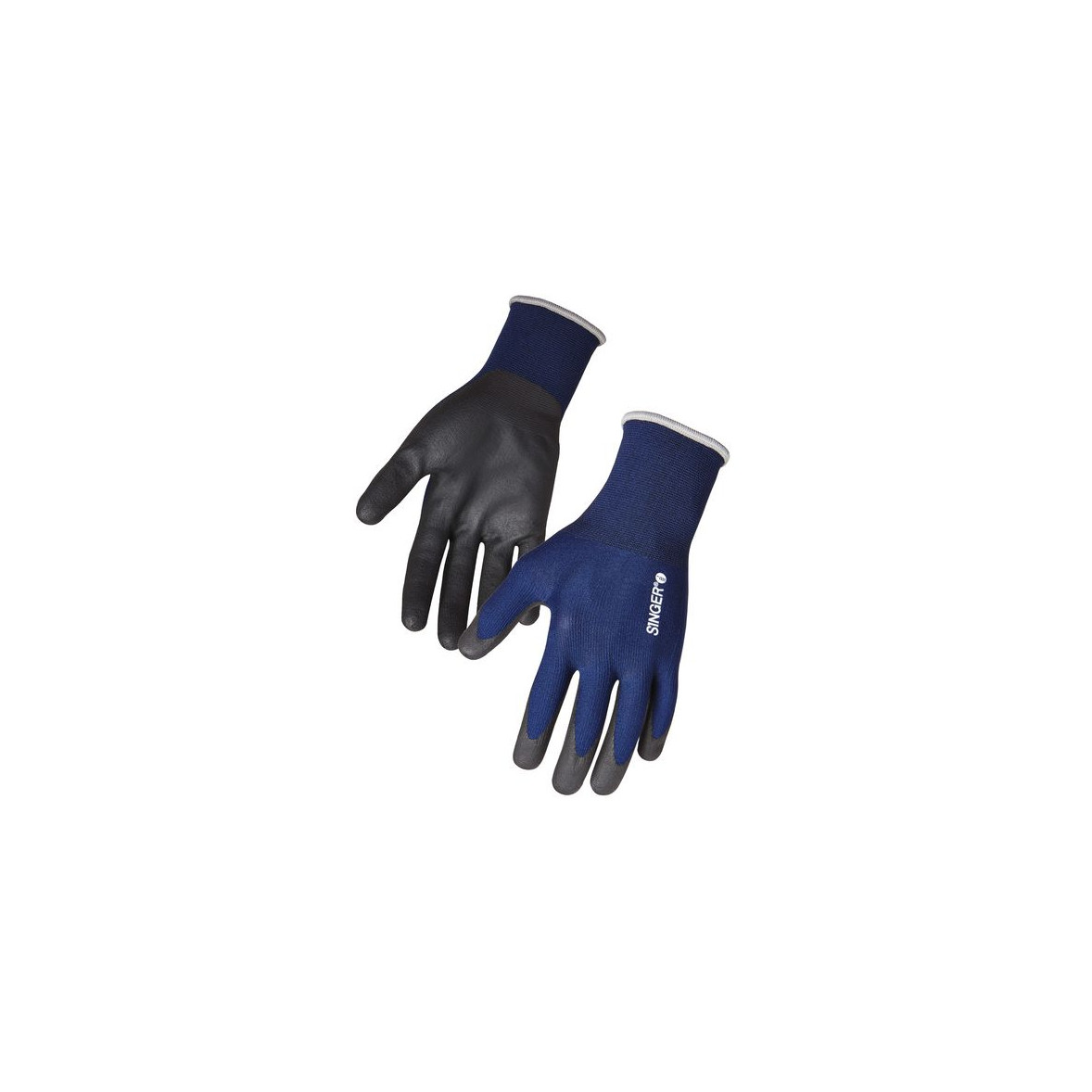 Polyester protective gloves with nitrile foam coating - Singer Safety