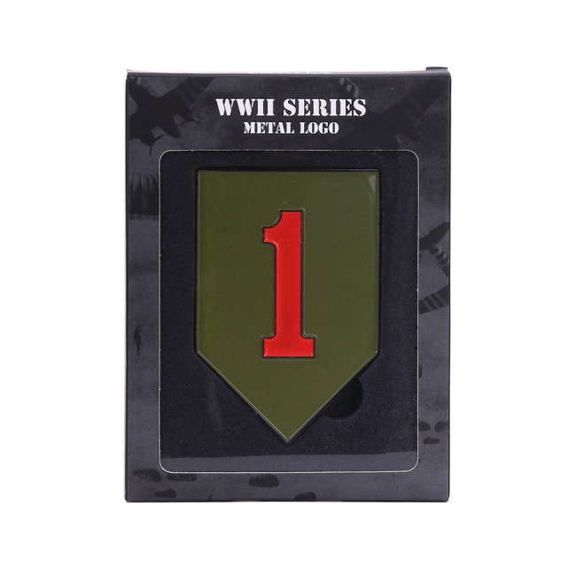 1ST INFANTRY DIVISION METAL LOGO - Fostex Garments