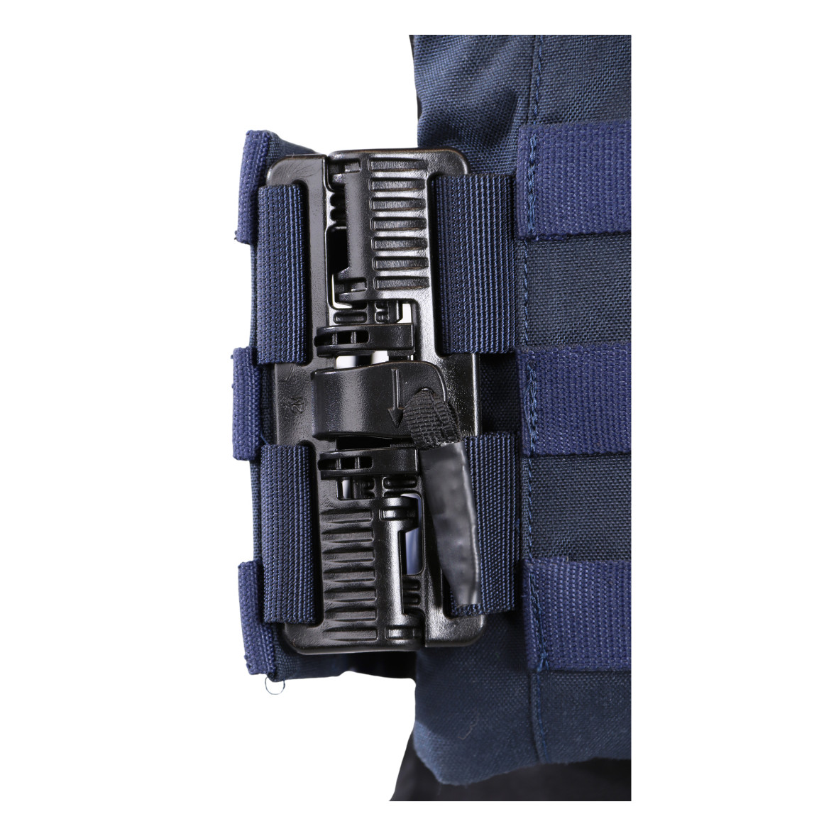 Porte-plaques Police Municipale largage rapide - LPSA