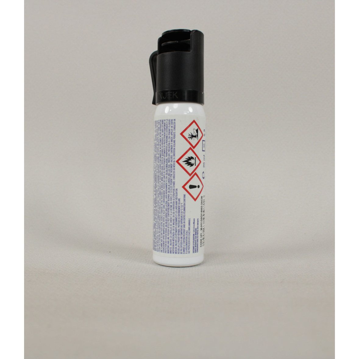 Spray di difesa al gas con capacità di 25ml