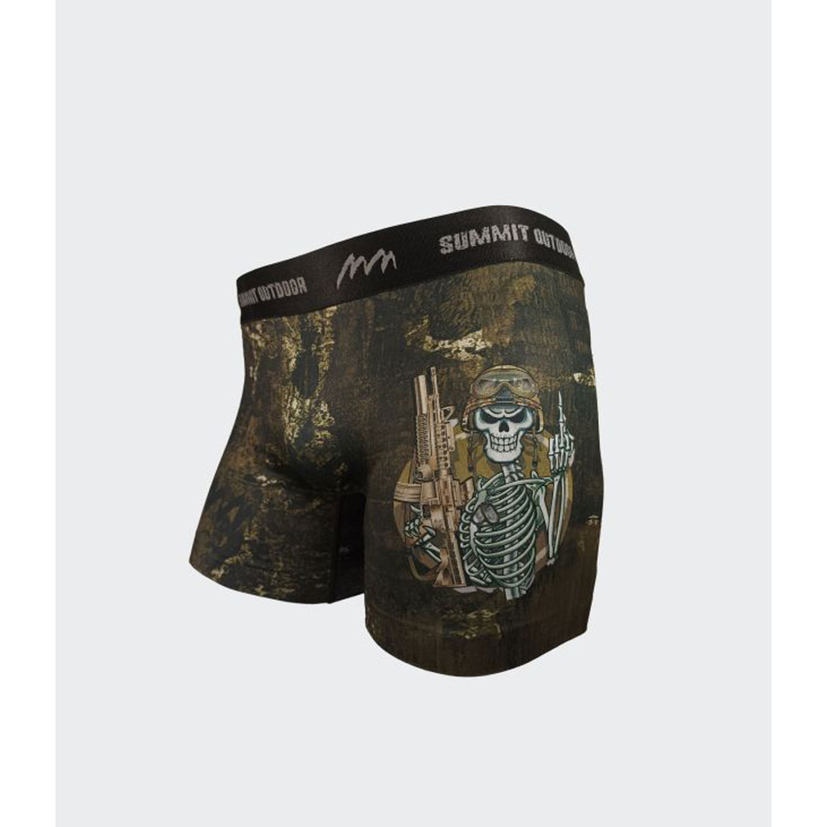 Sublimated Skeleton Boxer by Summit Outdoor brand