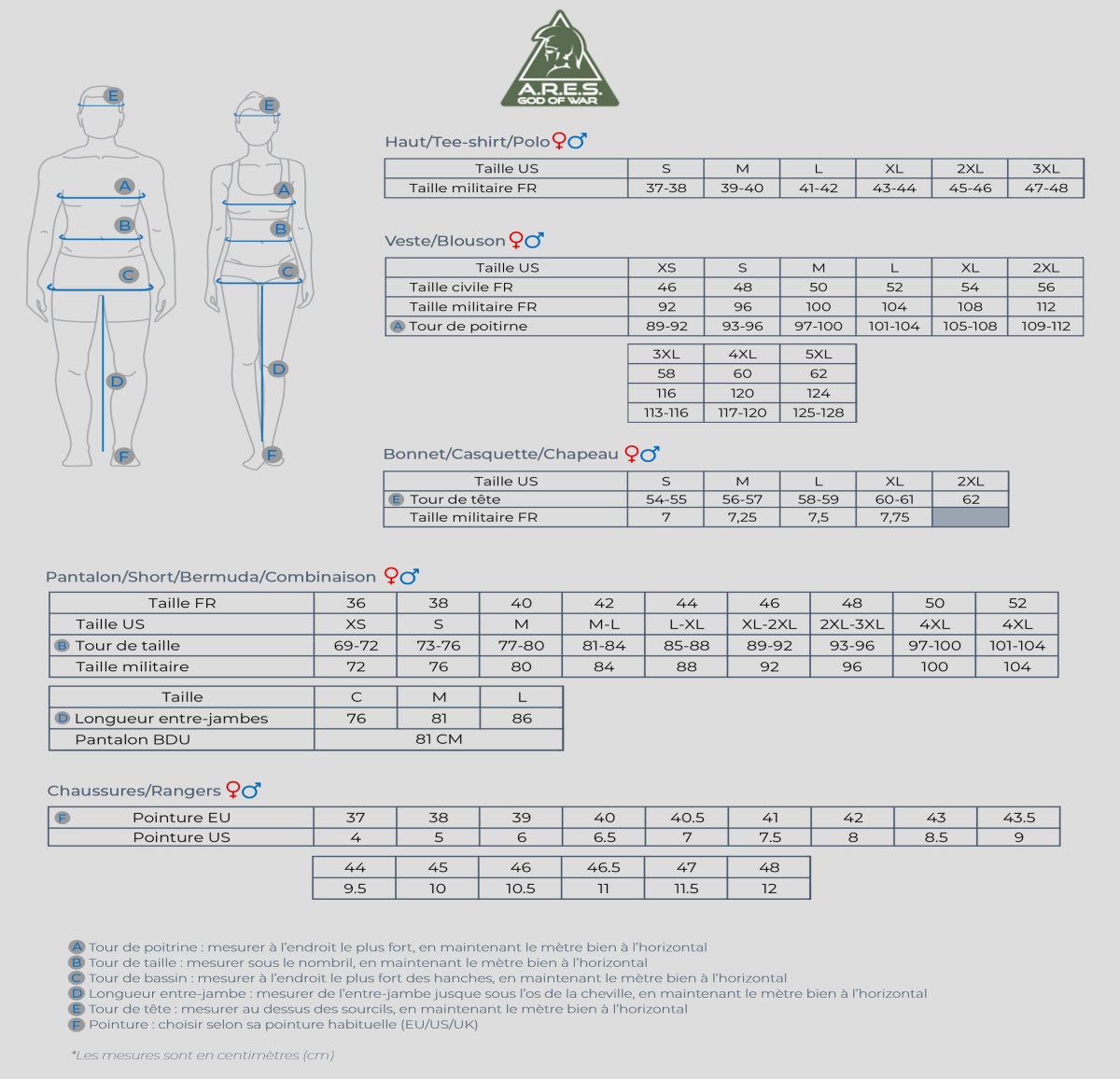 Sweat French Forces Noir - Ares